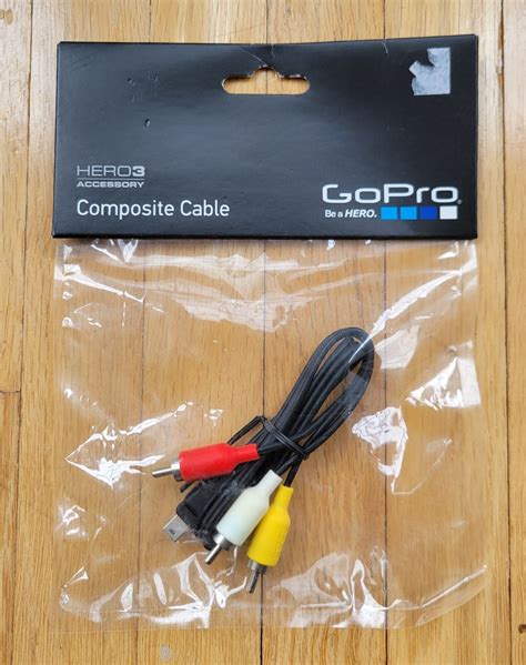 Gopro Composite Cable Gopro3 Gopro4 Acmps 301 Brand New Ebay