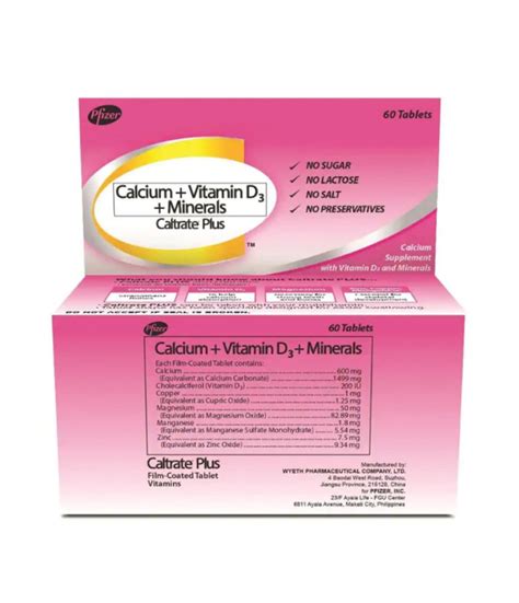 Caltrate Plus Pack 60s Rose Pharmacy Medicine Delivery