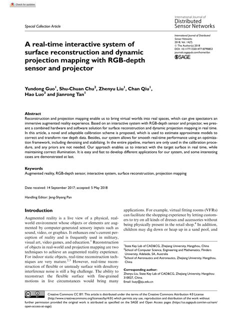 pdf a real time interactive system of surface reconstruction and