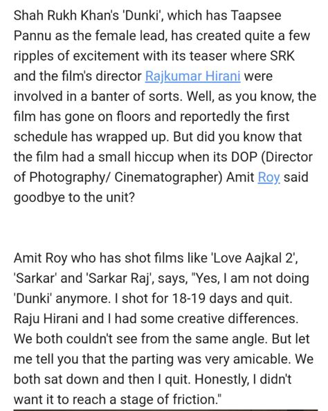 Dunki R Bollyblindsngossip