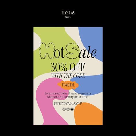 Sales Template Design Premium Psd