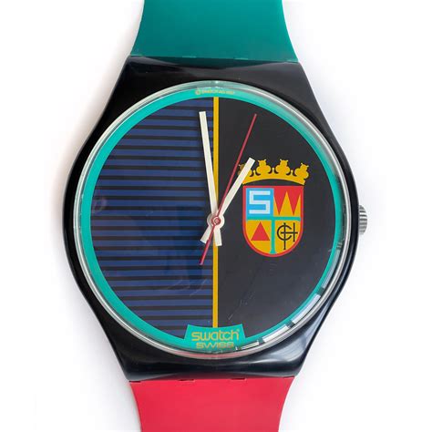 Vintage 1980s Swatch Maxi “sir Swatch” Wall Clock For Sale At 1stdibs