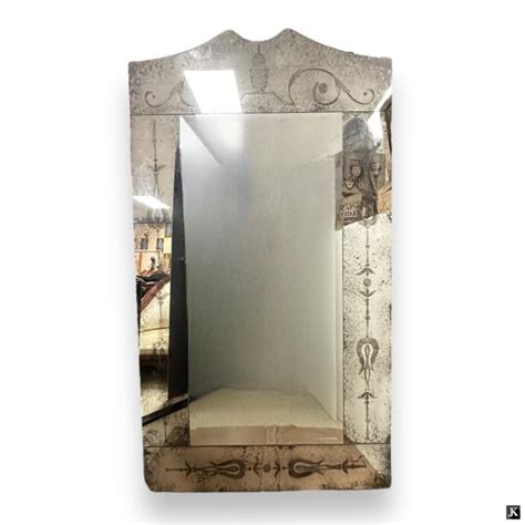 At Auction Italian Neo Classical Style Large Glass Wall Mirro