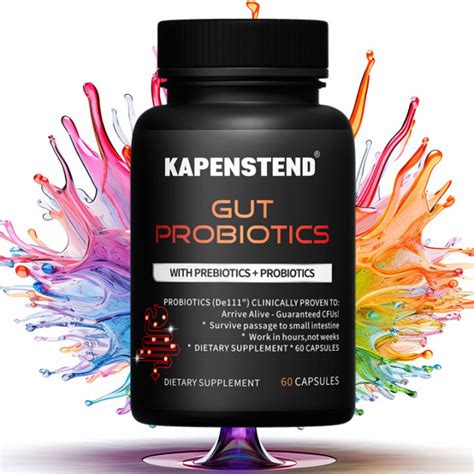 Probiotic Digestive Enzyme Supplement Synbiotic Gut Health And Bloating Relief For Women And Men