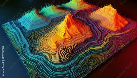 Generated Image Dem Digital Elevation Model Gis Lidar Product Made After Proccesing Aerial