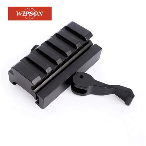 Wipson Quick Release Ar 15 M16 Red Dot Riser Mount Adapter Metal