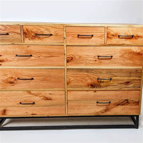 Solid Wood Dresser Etsy