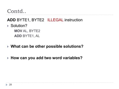 Assembly Language Basics Ppt Assembly Language Basics Ppt