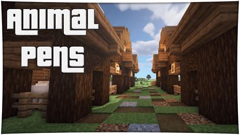 10 Best Wooden Animal Pen Designs In Minecraft Tbm Thebestmods