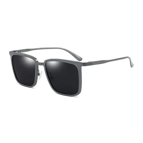 Simprect Aluminium Magnesium Square Polarized Sunglasses Men 2024