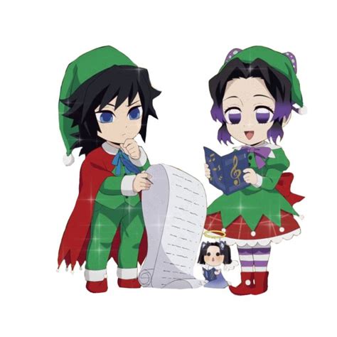 Shinogiyu Demon Slayer Christmas Official Art Chibi Cute