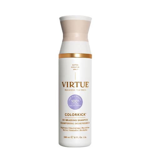 Virtue Colorkick De Brassing Shampoo 240ml Lookfantastic