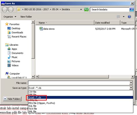cara convert file dbf ke exel cara cari cari cara