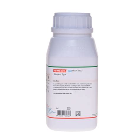 Nutrient Agar Powder Packaging Size 500 G At Rs 6800bottle In Paonta