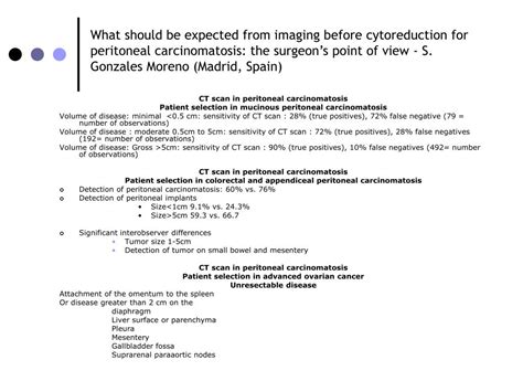 Ppt 6 Th International Workshop On Peritoneal Surface Malignancy