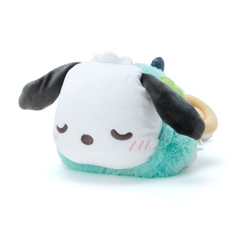 Plush Pochacco Hitsuji Nesoberi Meccha Japan