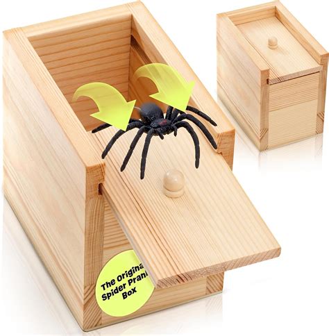 The Original Spider Prank Box Hilarious Surprise For April Fools Woolcar