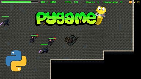 Pygame Top Down Shooter Tutorial In Python 1 Setup And Player Movement