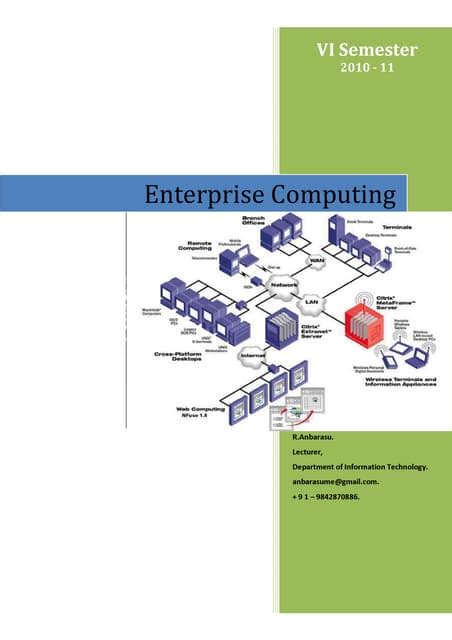 Enterprise Computing Pdf