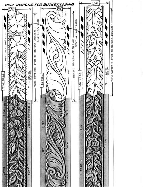 Free Leather Tooling Patterns For Celtic Designs