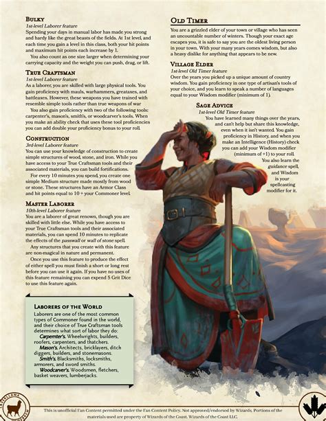 Laserllamas Commoner Class Time To Teach Those Adventurers How Real Folk Take Care Of Things