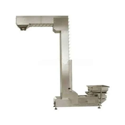 2024 Plastic Bucket Horizontal Conveying Z Elevator Conveyor For Food