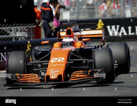22 Jenson Button Mc Laren Monaco Formula One Grand Prix At The Monte