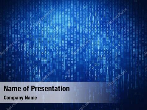 Binary Code Powerpoint Template Binary Code Powerpoint Background