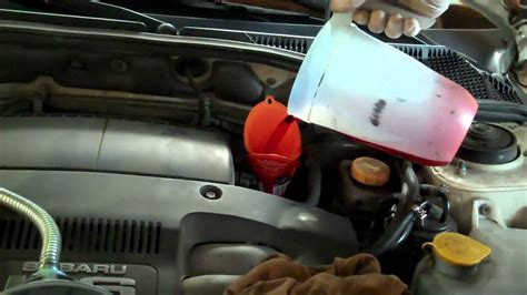 2013 Subaru Outback Transmission Fluid Dipstick Location