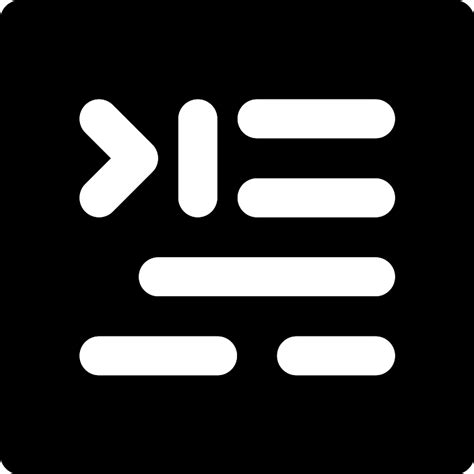 Indentation Ui Vector SVG Icon SVG Repo