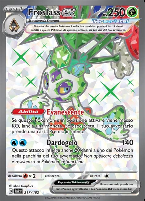 Froslass Ex Par 217 182 It Ultra Rara