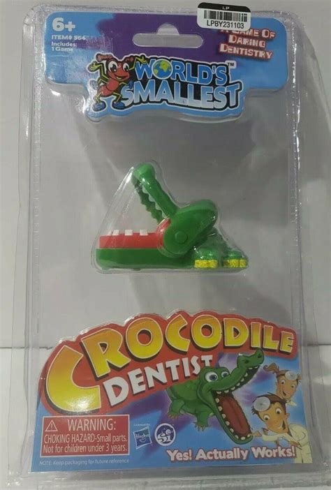 Worlds Smallest Games Crocodile Dentist Miniature Edition Brand New