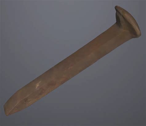 Railroad Spike From Actual Us Rail By Edgeprojects Download Free Stl