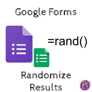 Google Sheets Randomize Google Form Results Teacher Tech With Alice Keeler
