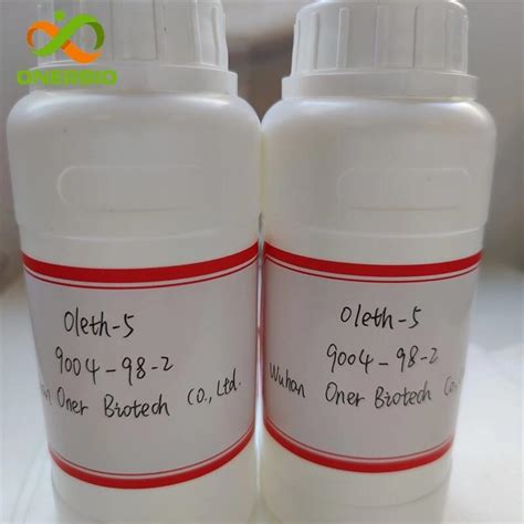 Buy Solubilizer Polyethylene Glycol Monooleyl Ether Oleth 5 Liquid Cosmetics Grade From Wuhan