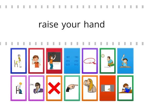 Classroom Orders Find The Match