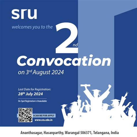 Sr University 2nd Convocation 2024 Register Now