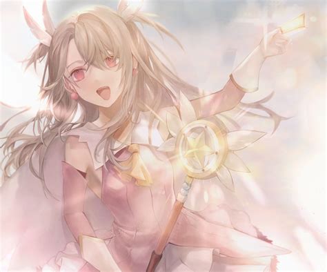 4k Illyasviel Von Einzbern Anime Girls Minimalism Fatekaleid Liner