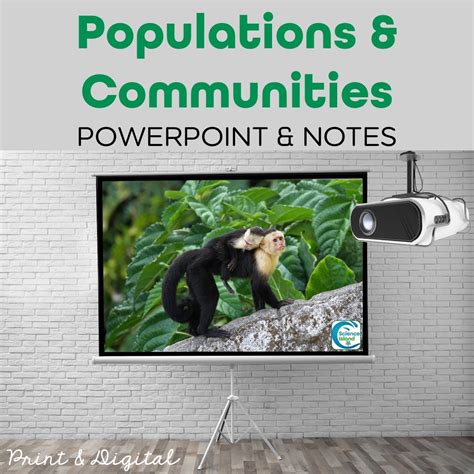populations and communities powerpoint notes and videos science island