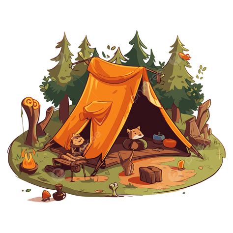Free Camping Vector Art