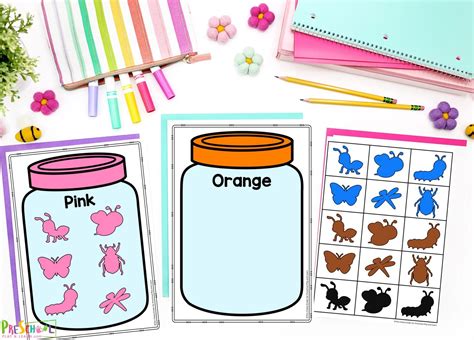 🐛 Bug Color Sorting Activities Springtime Fun For Preschoolers