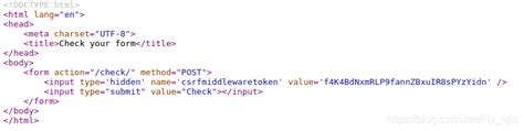 Django Csrf Bypass 漏洞分析cve 2016 7401 Csdn博客