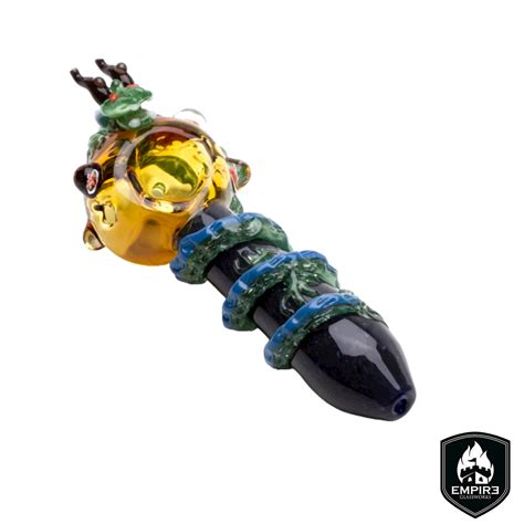 Empire Dragon Sphere Spoon Pipe Small Art Of Glass Retail