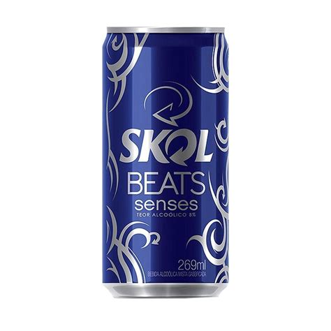 Cerveja Skol Beats Senses Lata 269ml Nosso Pão Nosso Pão