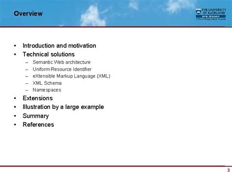 Compsci 732 Semantic Web Technologies Semantic Web Architecture