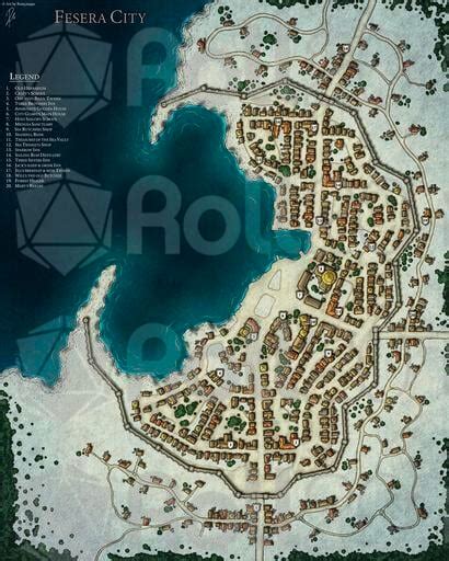 Fesera City Map Pack Roll20 Marketplace Digital Goods For Online Tabletop Gaming