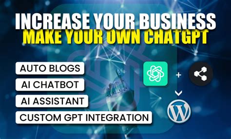 build custom gpt openai chatbot ai agent for your website by