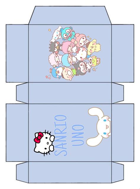 Sanrio Box Template Printable