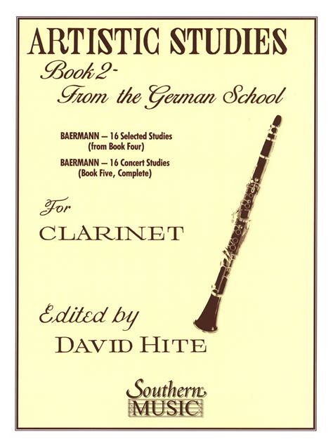 Baermann Clarinet Method Op 64 Div Iv V Edited By Hite Southern