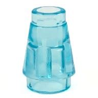 Lego Cone 1x1 Trans Light Blue 100 Pcs Brickshop Lego En Duplo